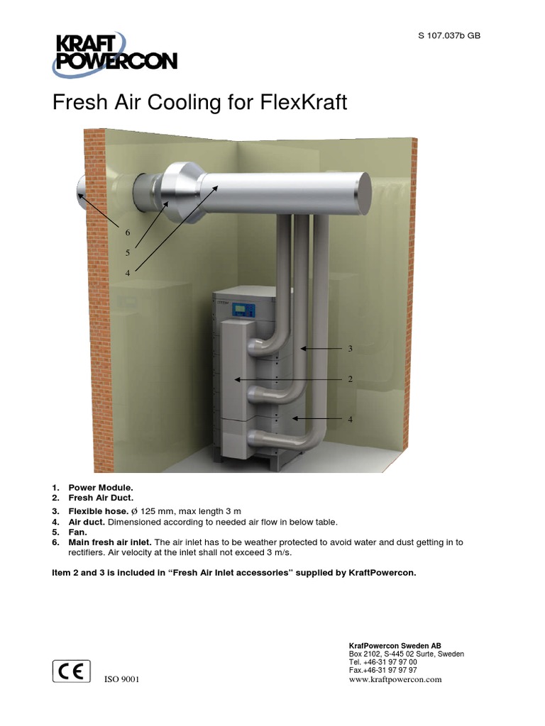 Fresh Air FlexKraft S107037 Revb GB PDF | PDF | Duct (Flow) | Heat Transfer