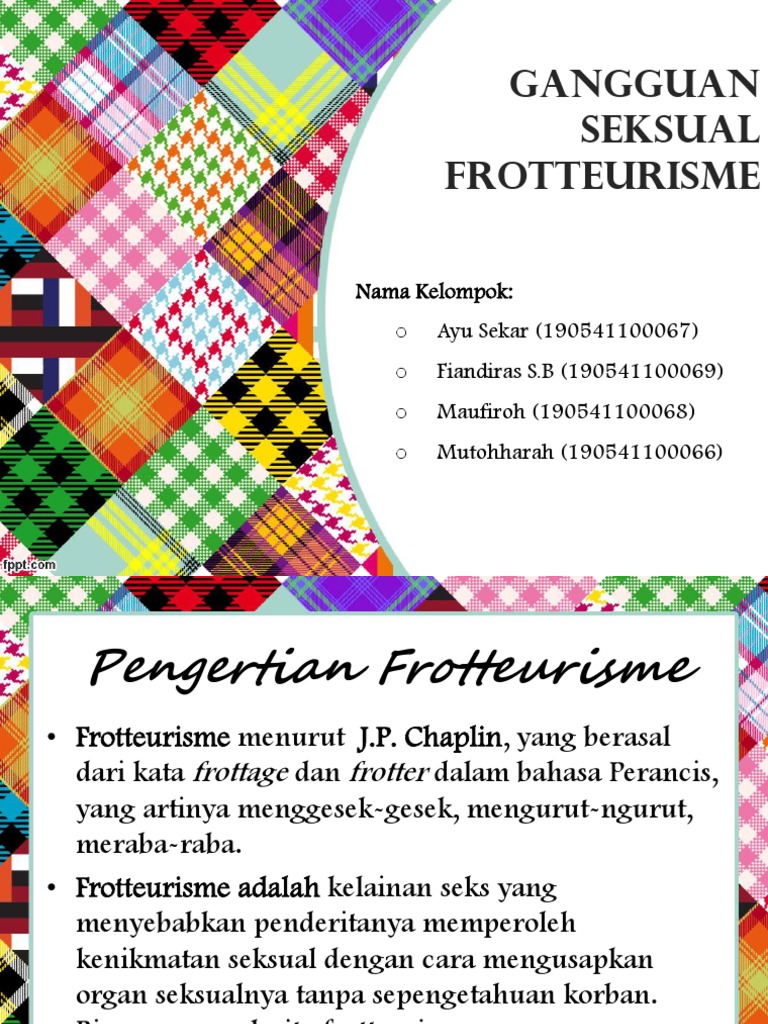 Presentasi Frotteurisme | PDF