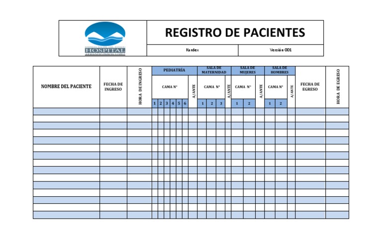 Registro de Paciente | PDF