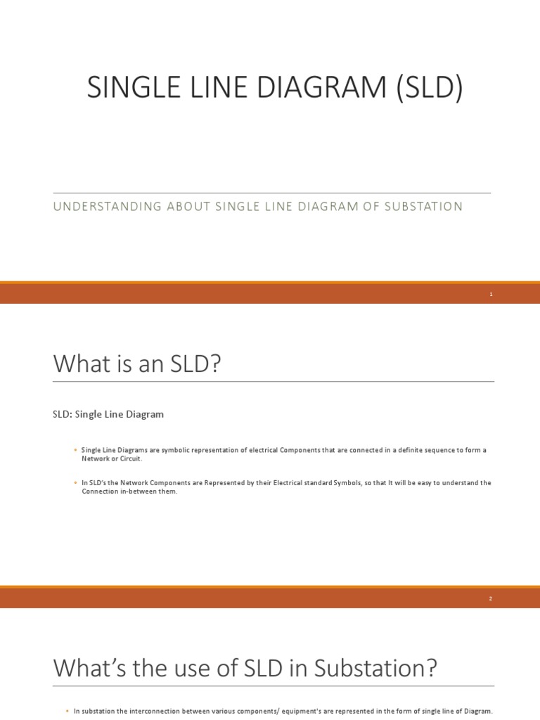 Single Line Diagram SLD | PDF