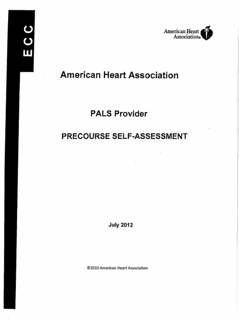 2012 Pals Pre Test | PDF