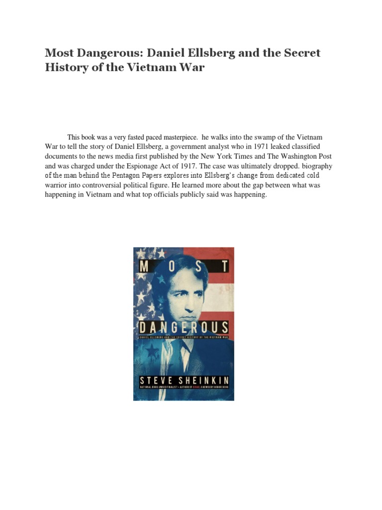 Most Dangerous | PDF | History