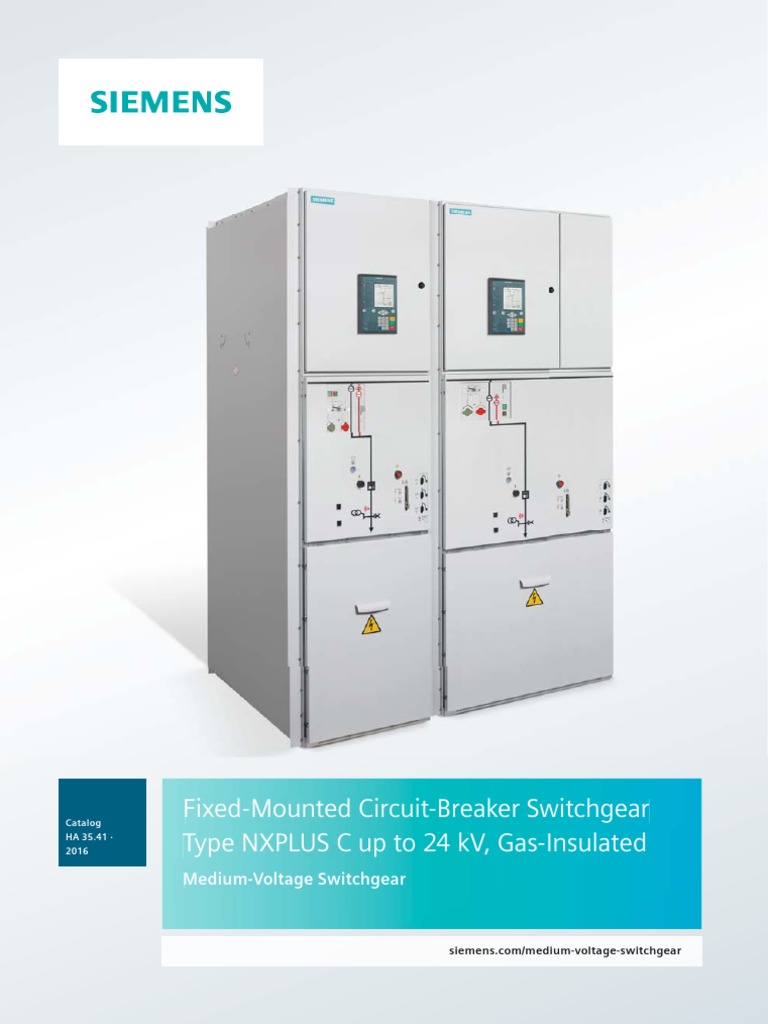 Siemens NXPLUS C Switchgear Catalog | PDF | Fuse (Electrical) | Switch