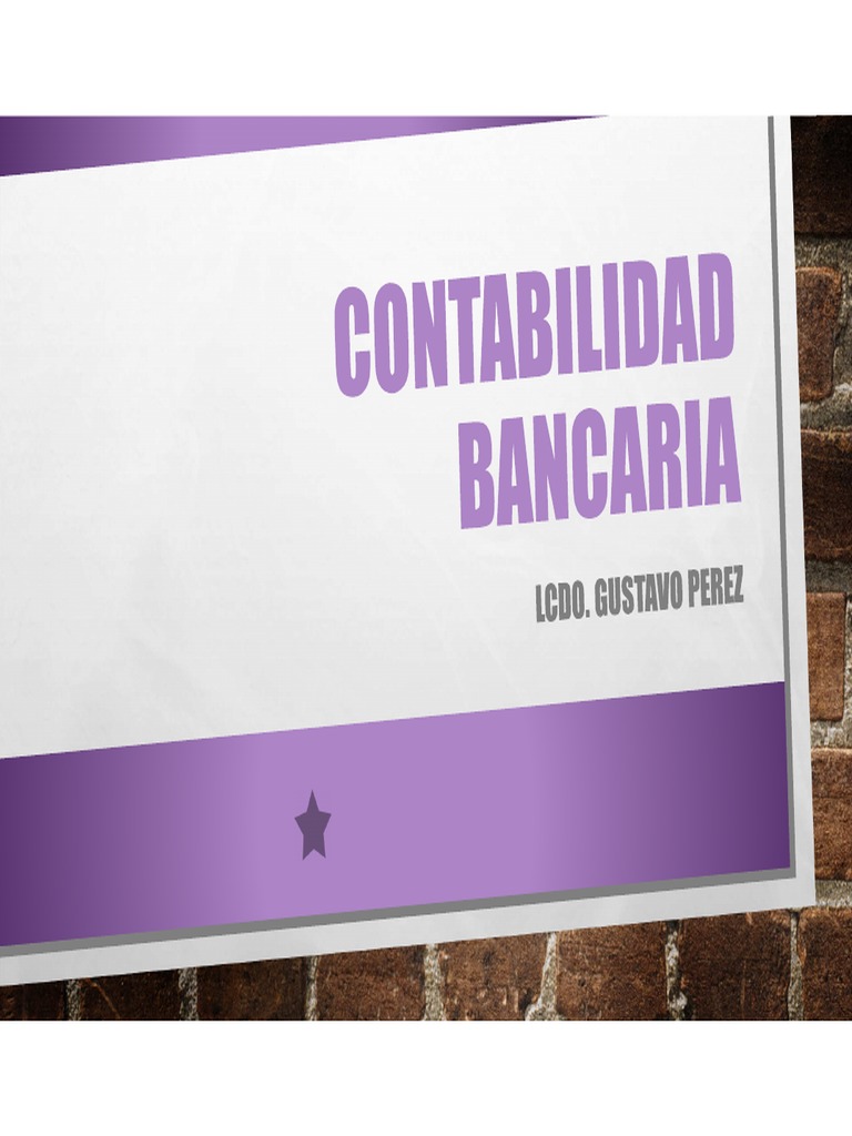 Contabilidad Bancaria: Fundamentos y Normas | PDF | Contabilidad | Bancos
