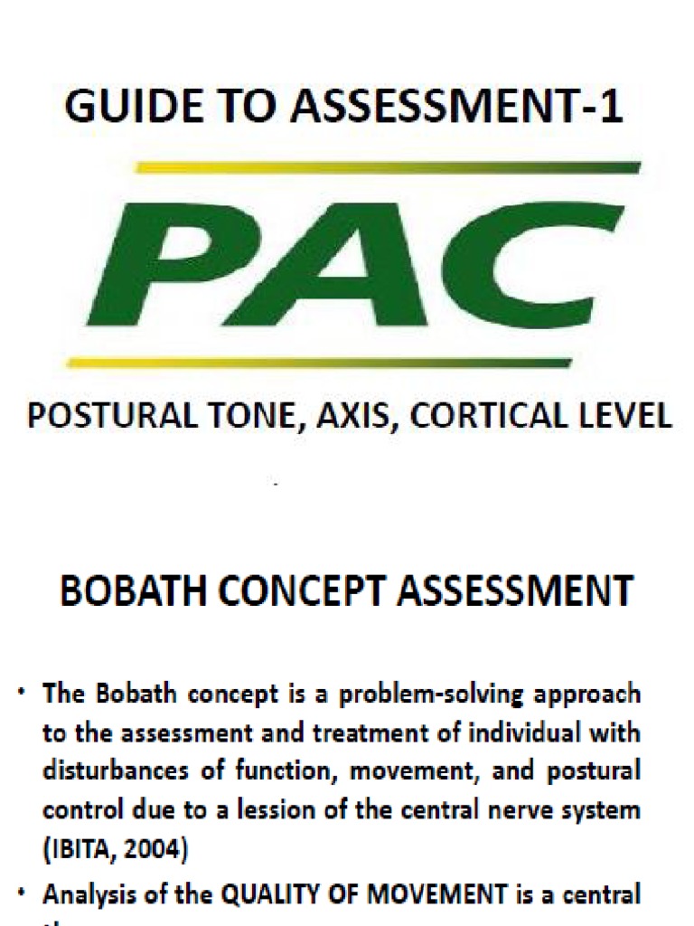 Assesment Guide Pac Bobath | PDF