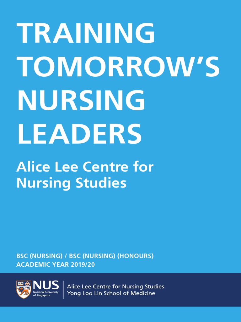 NUS Nursing Admission Brochure 2019 | PDF | Nursing | Bachelor's Degree