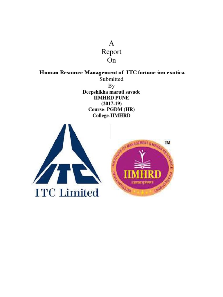 HR Internship Report | PDF | Human Resources | Human Resource Management