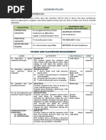 Present Continuous Lesson Plan 1 | PDF | Lesson Plan | Language Mechanics