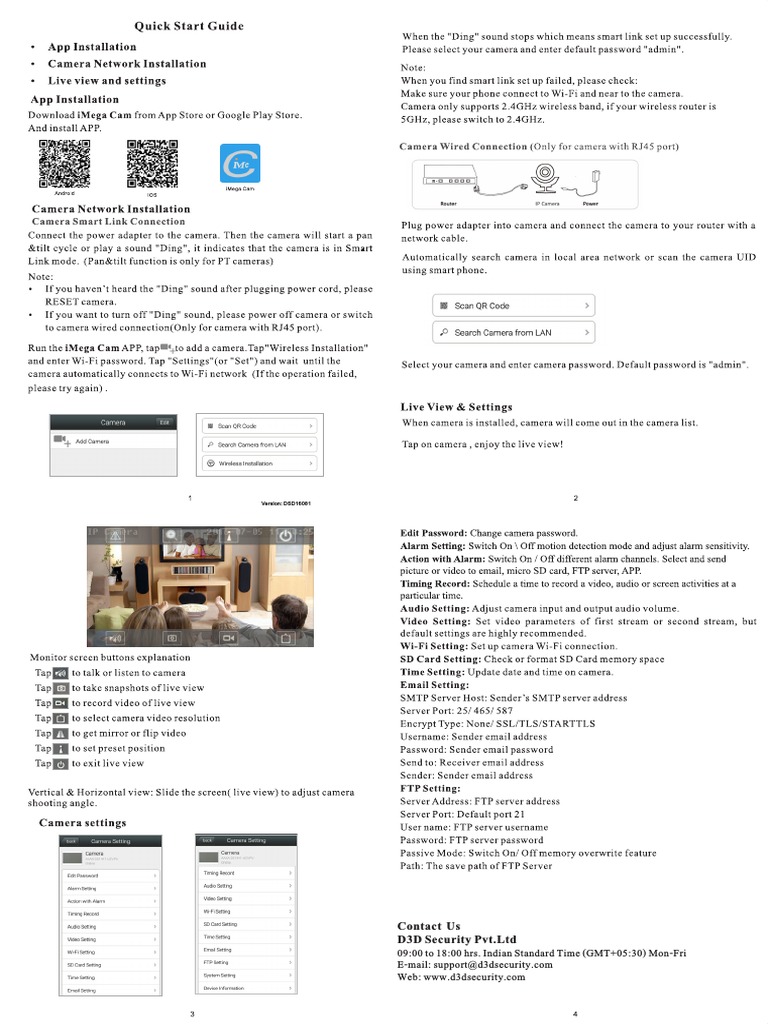 D3D D8810 User Manual PDF | PDF