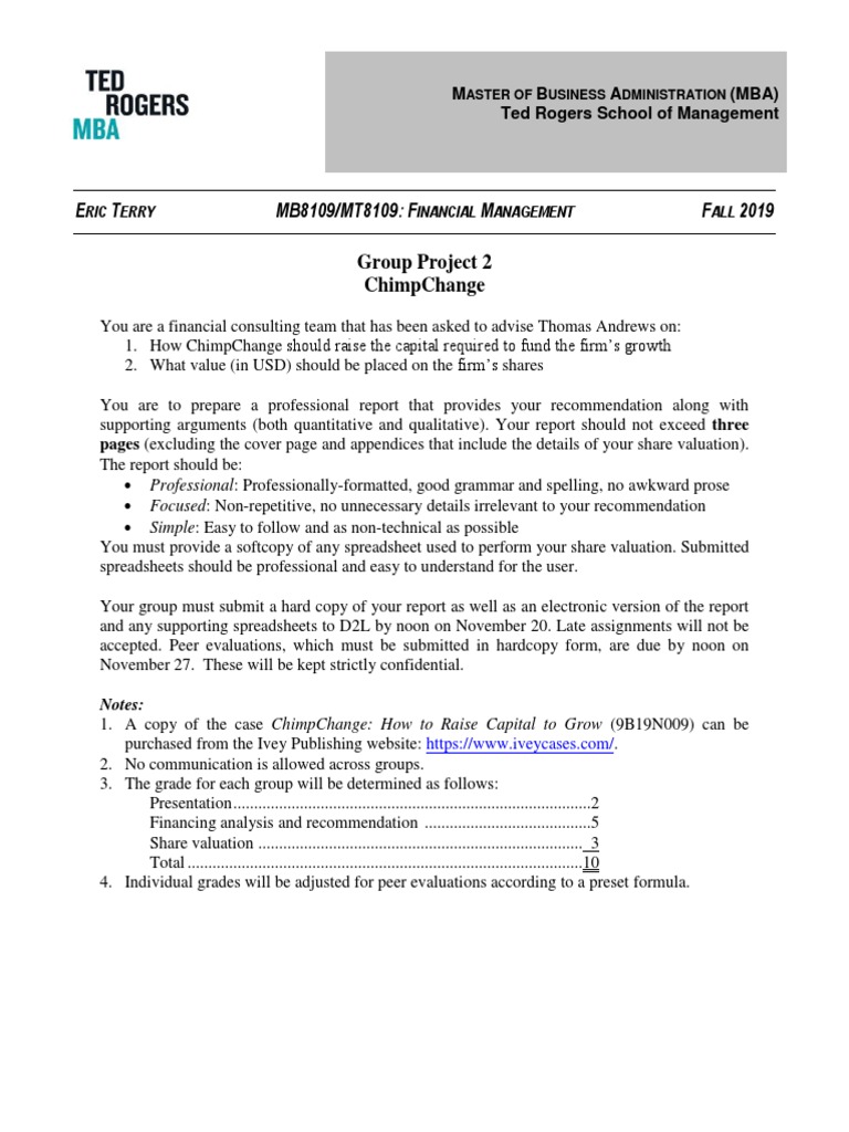 Group Project 2, S011 | PDF | Valuation (Finance) | Spreadsheet