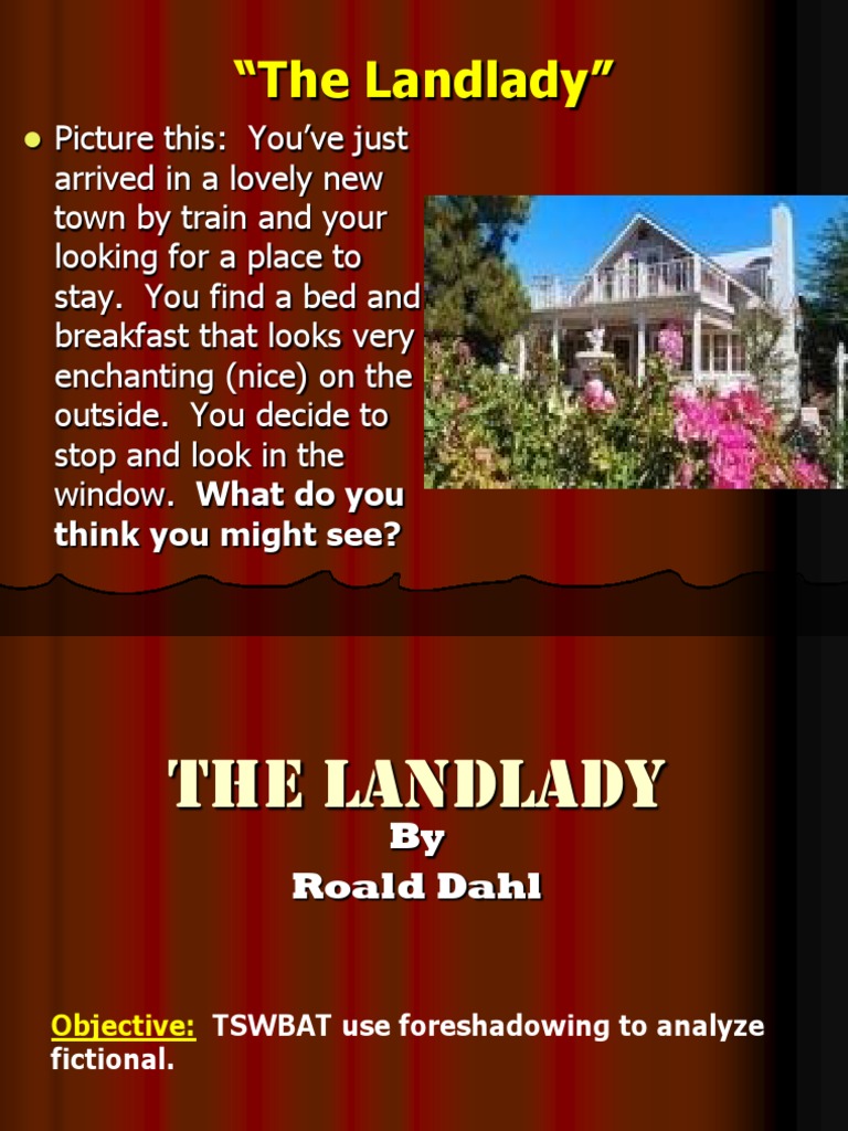 The Landlady | PDF