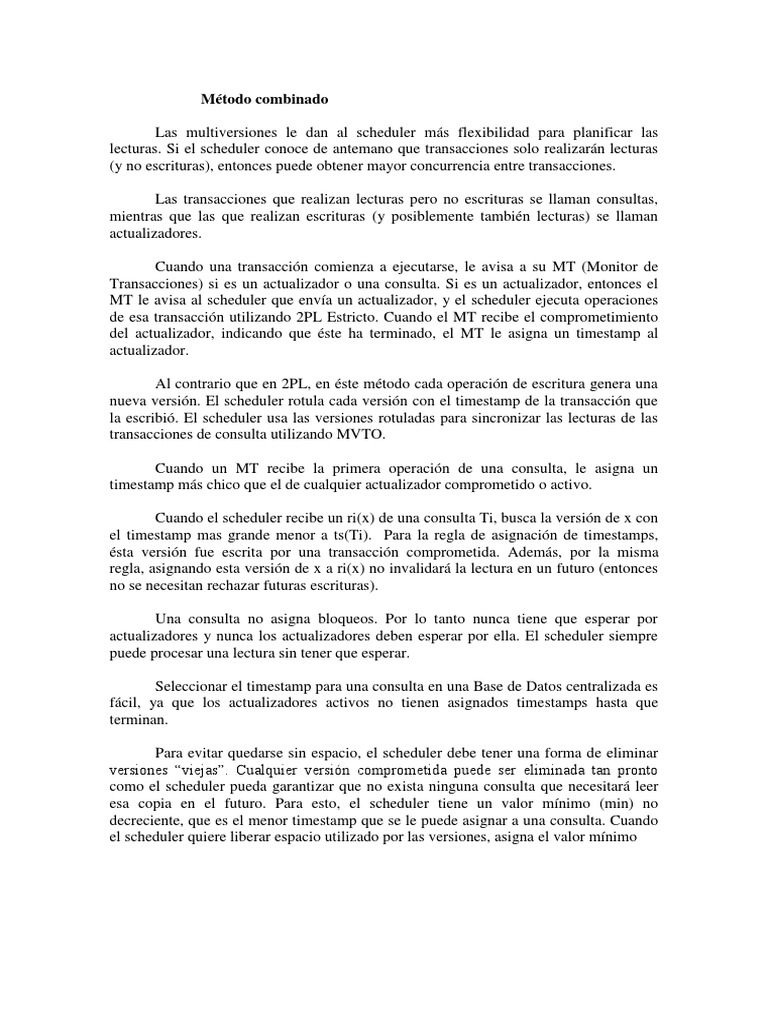 Método Combinado | PDF | Áreas de informática | Informática