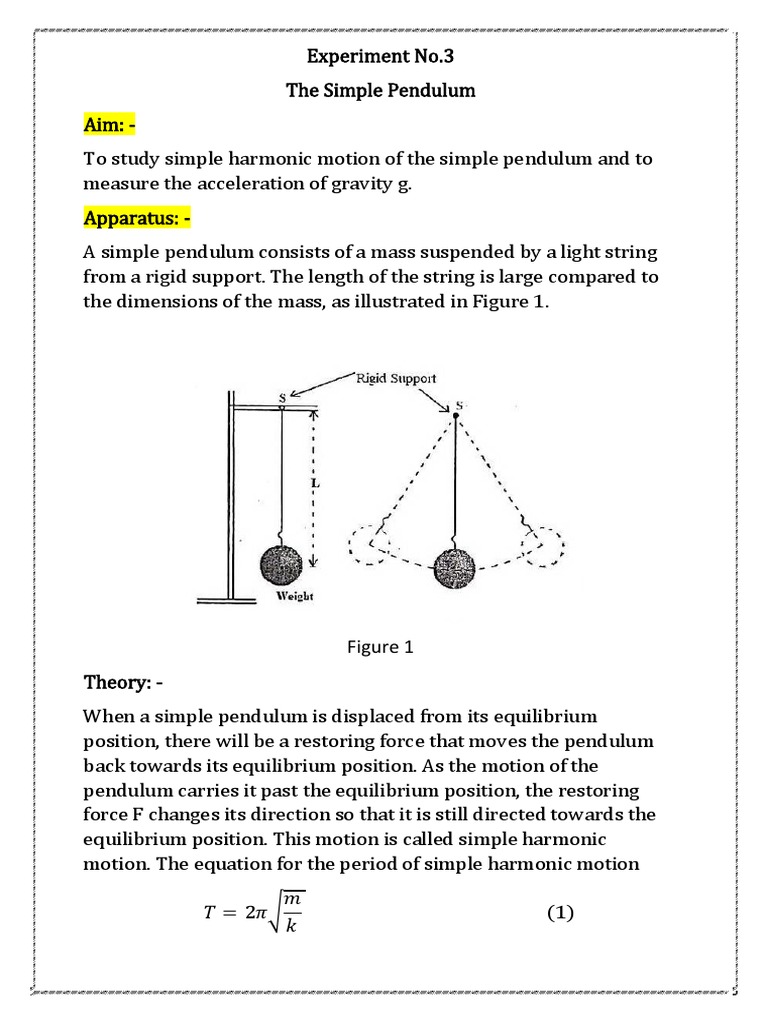 عزوز | PDF | Pendulum | Physical Quantities