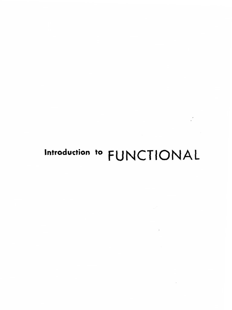 Taylor, Introduction To Functional Analysis PDF | PDF | Basis (Linear Algebra) | Function ...