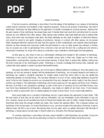 The World Without Science and Technology | PDF