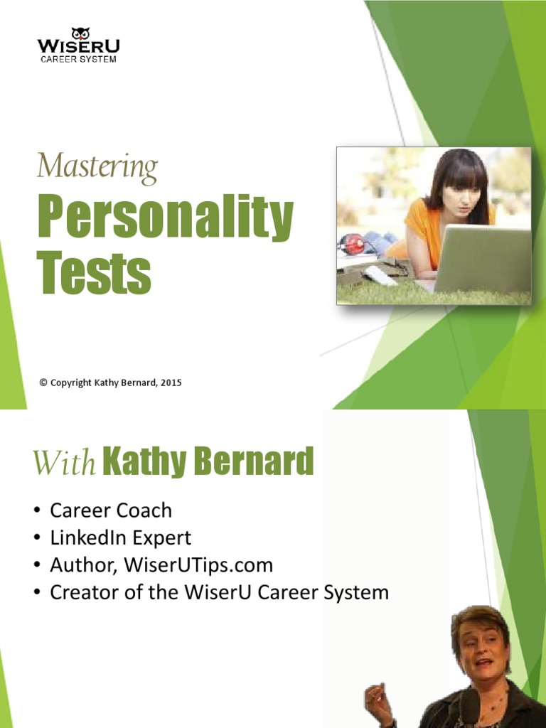 Personality Tests PDF | PDF | Applied Psychology | Psychological Concepts