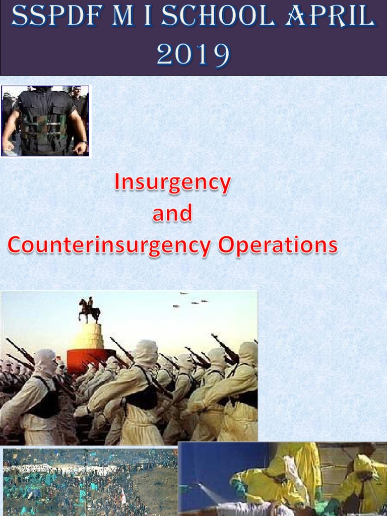 Insurgency and Counterinsurgency Overview | PDF | Insurgency | Counter ...
