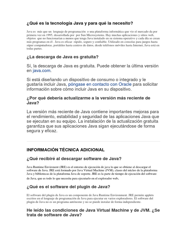 Expo Java | PDF | Java (lenguaje de programación) | Televisión digital