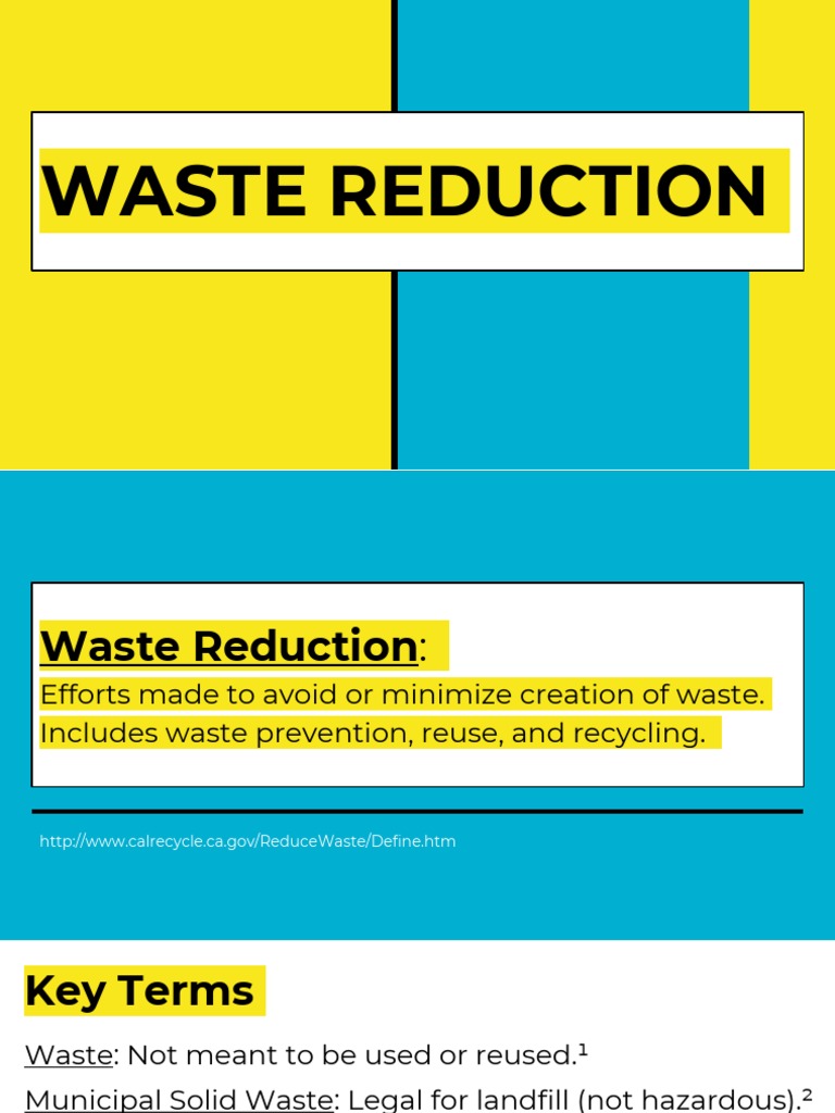 Effective Waste Reduction Strategies | PDF | Reuse | Waste