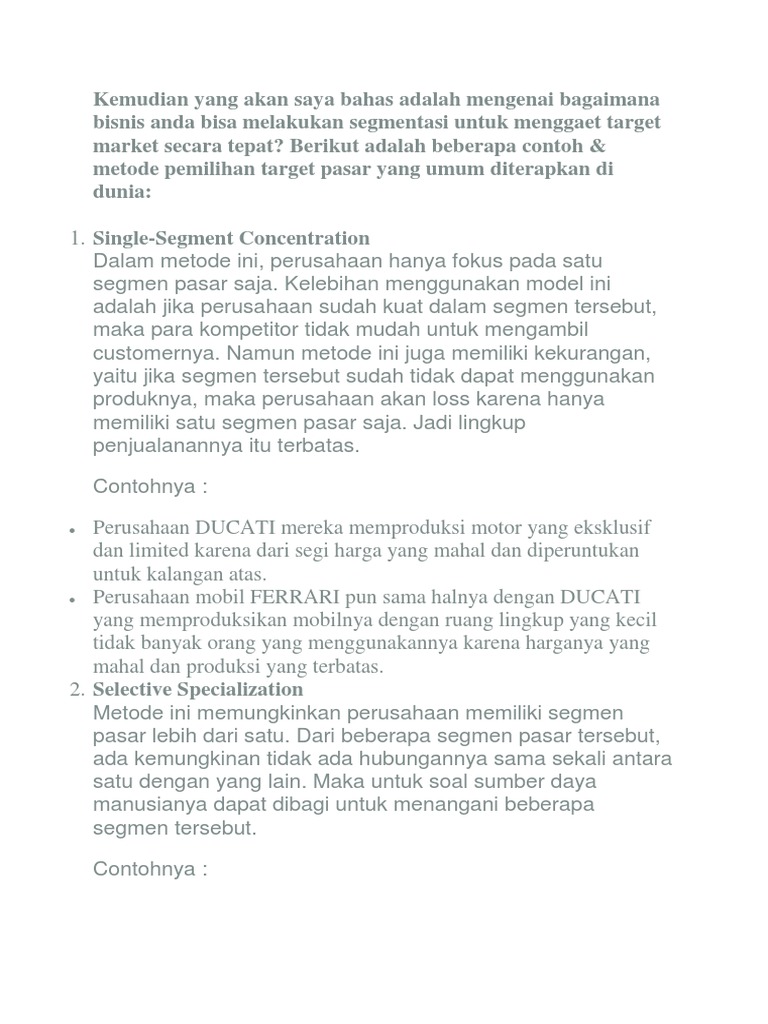 Selective Specialization | PDF