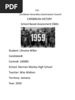 Social Studies CSEC SBA Guide | PDF