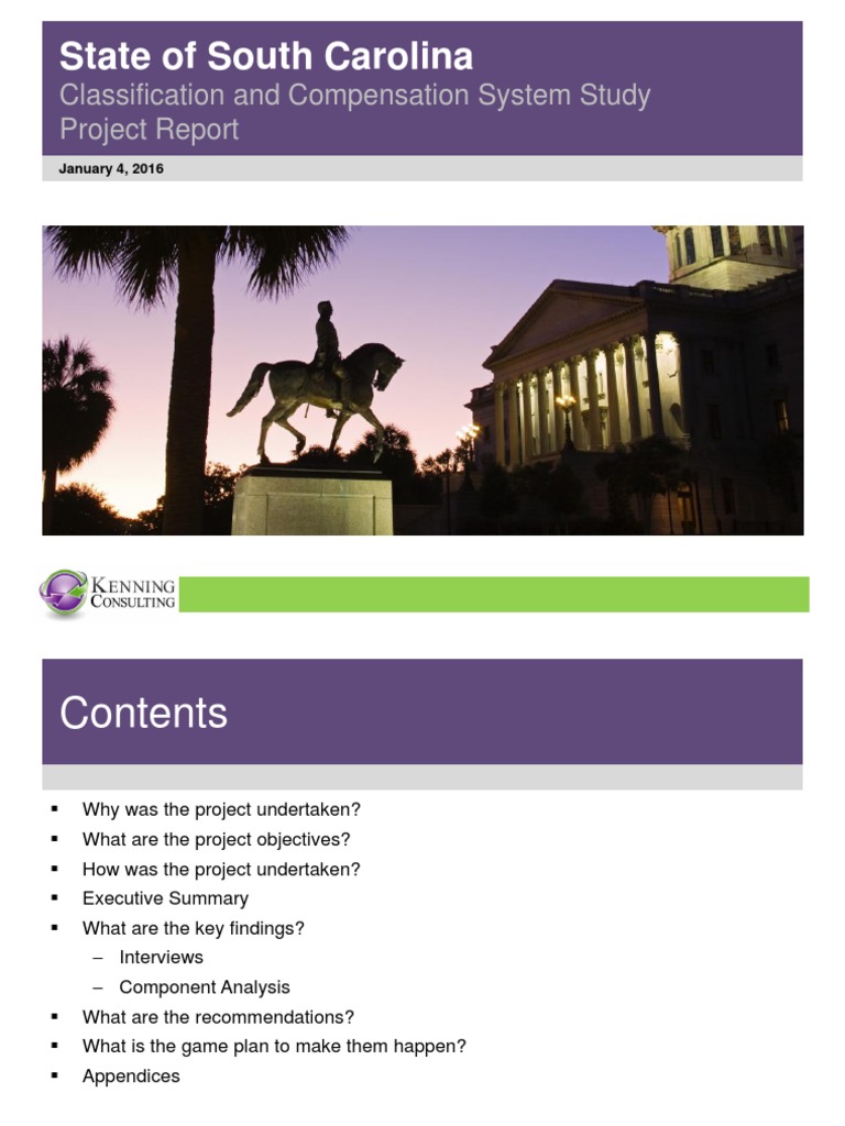 Final Report - State Classification and Compensation System Study ...