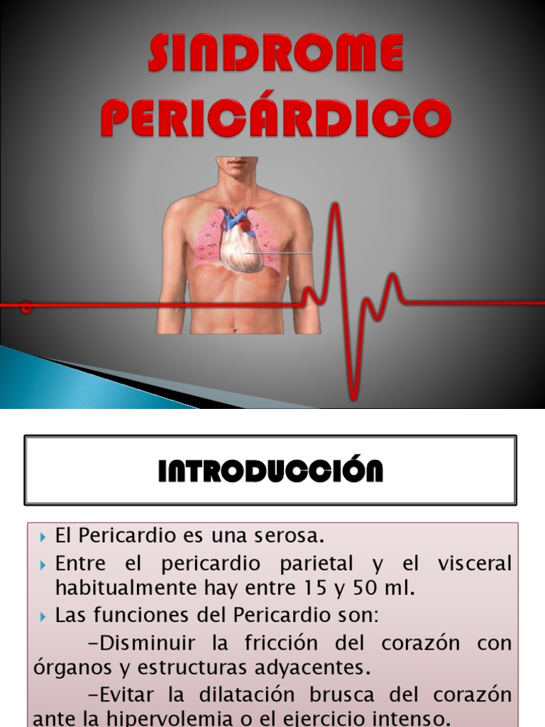 Síndrome Pericárdico | PDF | Corazón | Sistema cardiovascular
