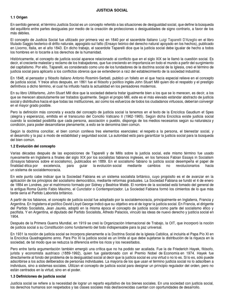 Justicia Social Pdf Justicia Social Justicia