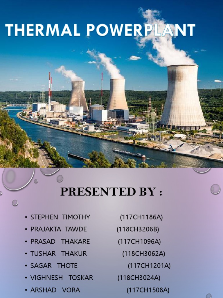 Thermal Power Point Presentation | PDF | Boiler | Heat Exchanger