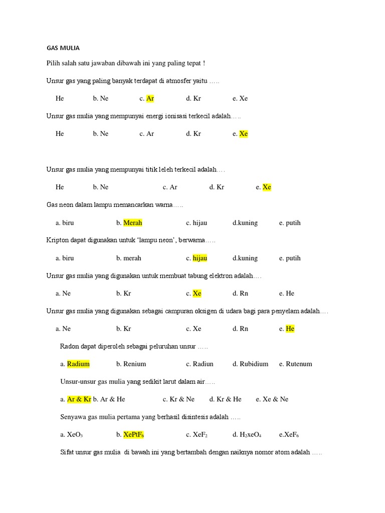 Kimia Semua Modul | PDF | Sains & Matematika