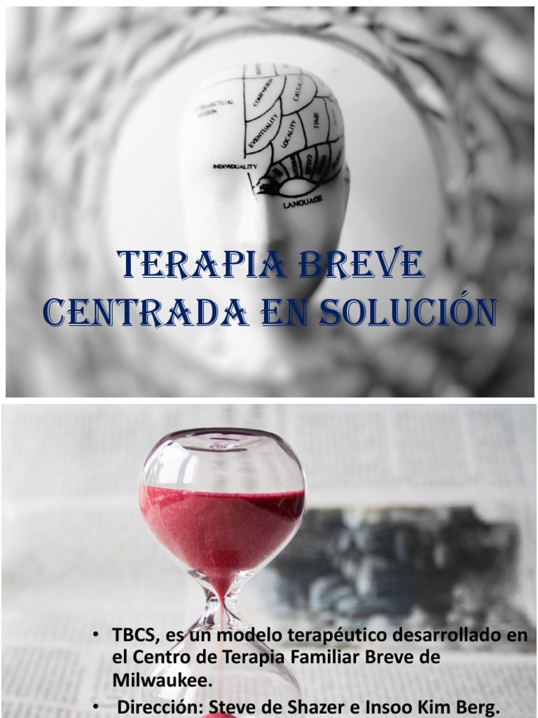 Terapia Centrada en Soluciones | PDF | Psicoterapia | Conceptos ...