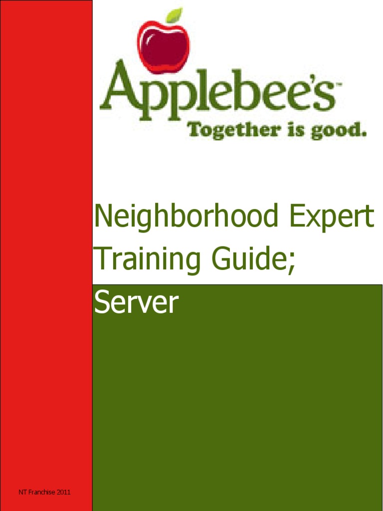 Applebees Training Pdf Menu Lunch