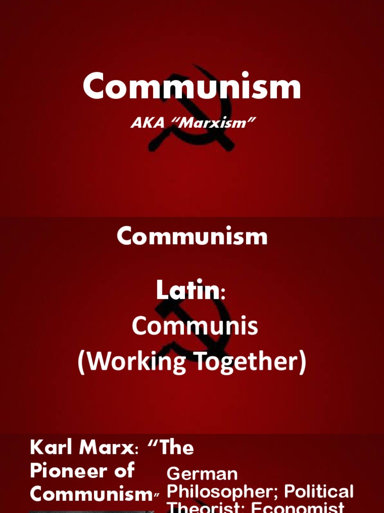 Communism Philosophy | PDF | Communist Party Of The Soviet Union ...