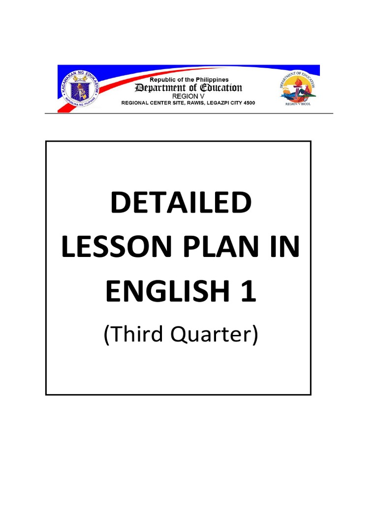 DLP English 1 | PDF | Teachers | Question