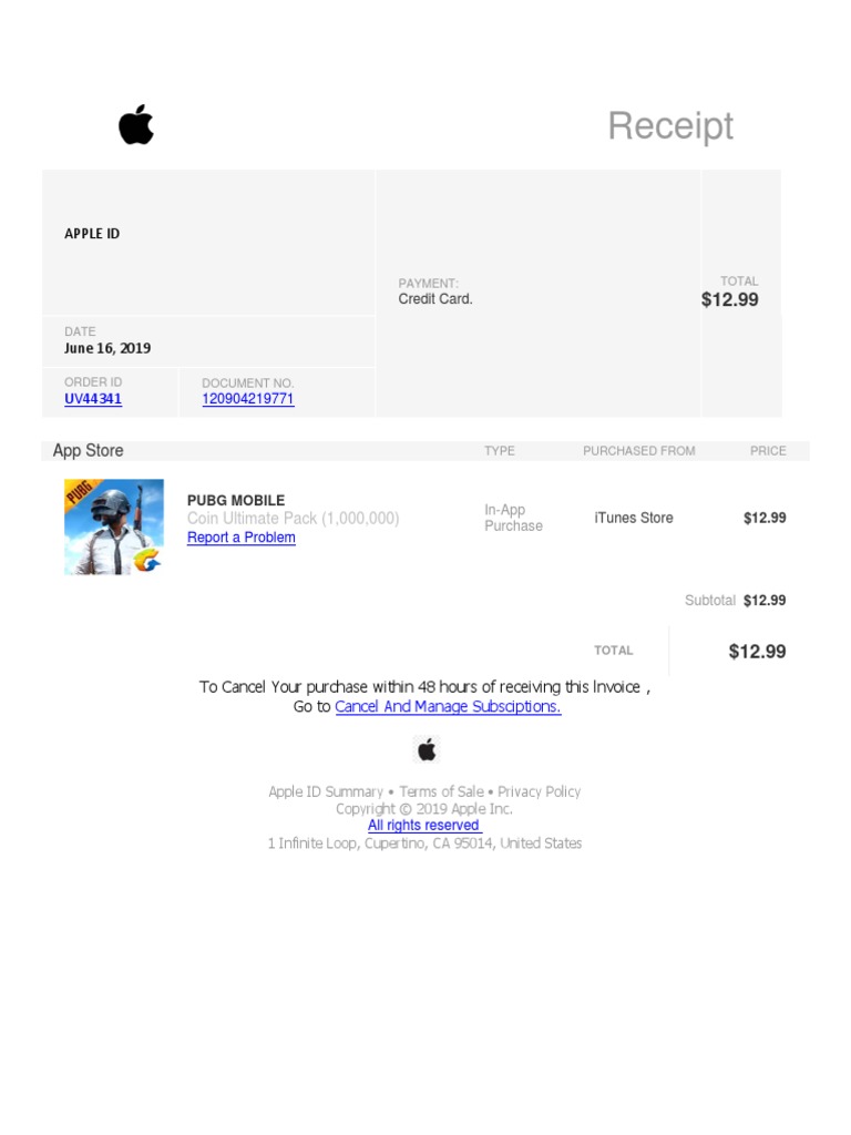 E Receipt | PDF