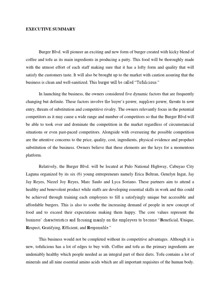 Executive Summary | PDF | Meat | Foods