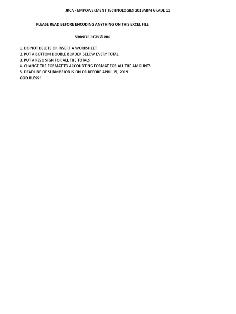 Official Template For Abm Project | PDF | Expense | Revenue