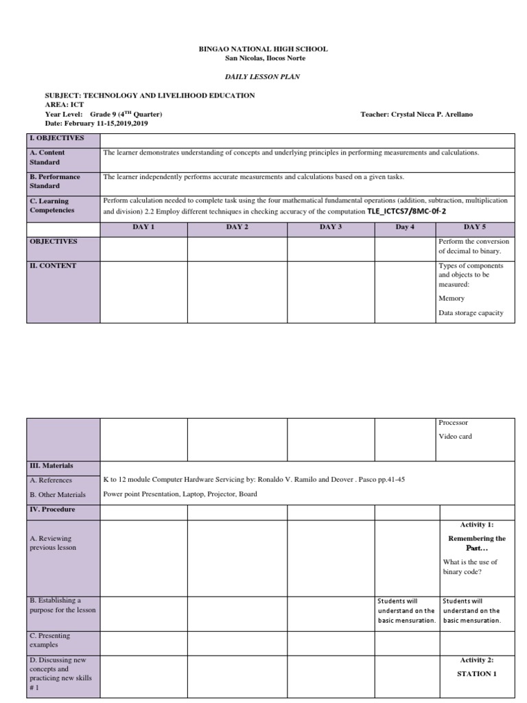Grade 9ICT | PDF | Educational Technology | Learning