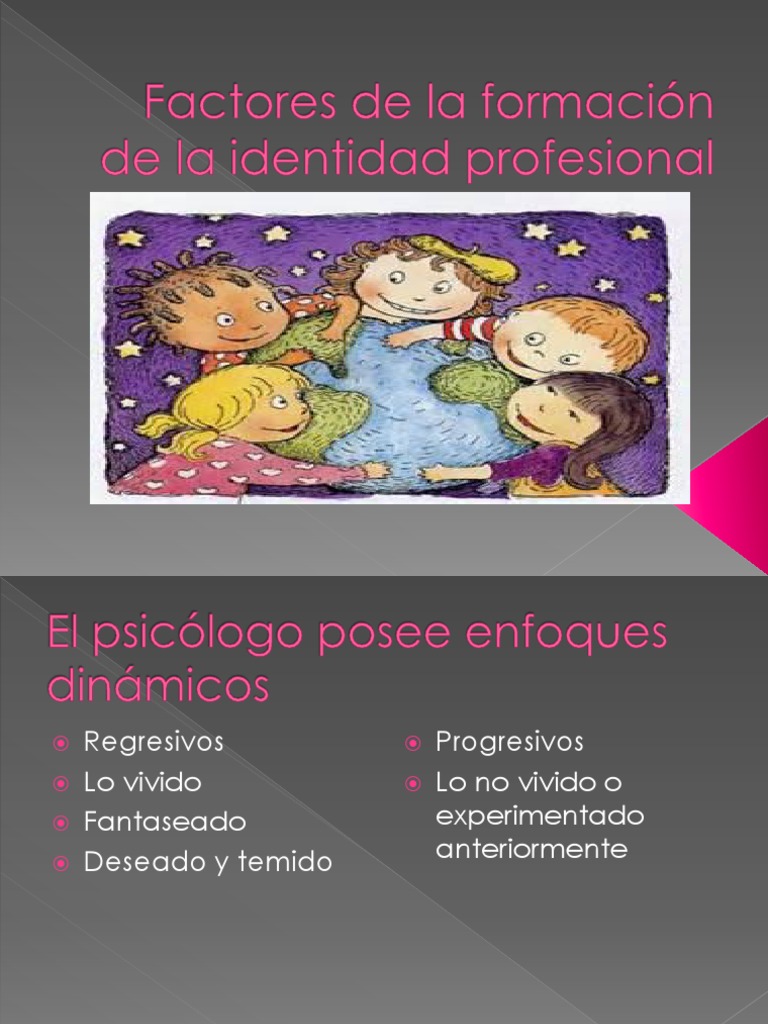 Factores de La Formación de La Identidad Profesional | PDF