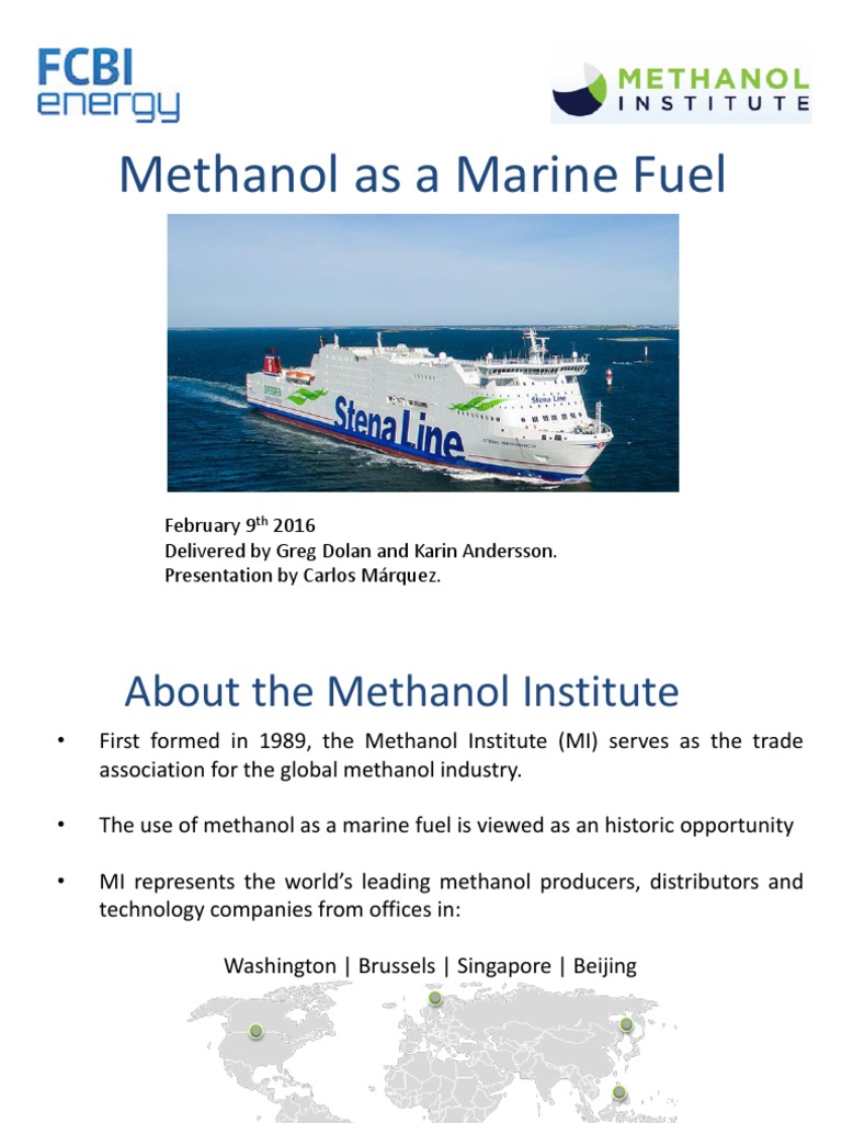 Methanol As A Marine Fuel Webinar | PDF | Fuel Oil | Methanol