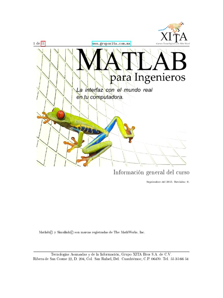 Matlab para Ingenieros Informacion | PDF | Matlab | Software
