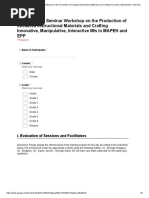 Seminar Evaluation Form Template | PDF | Education Theory ...