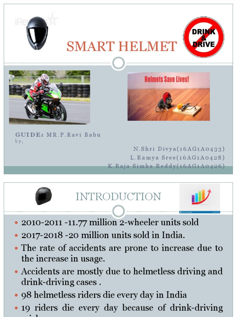 Smart Helmet for Accident Prevention | PDF
