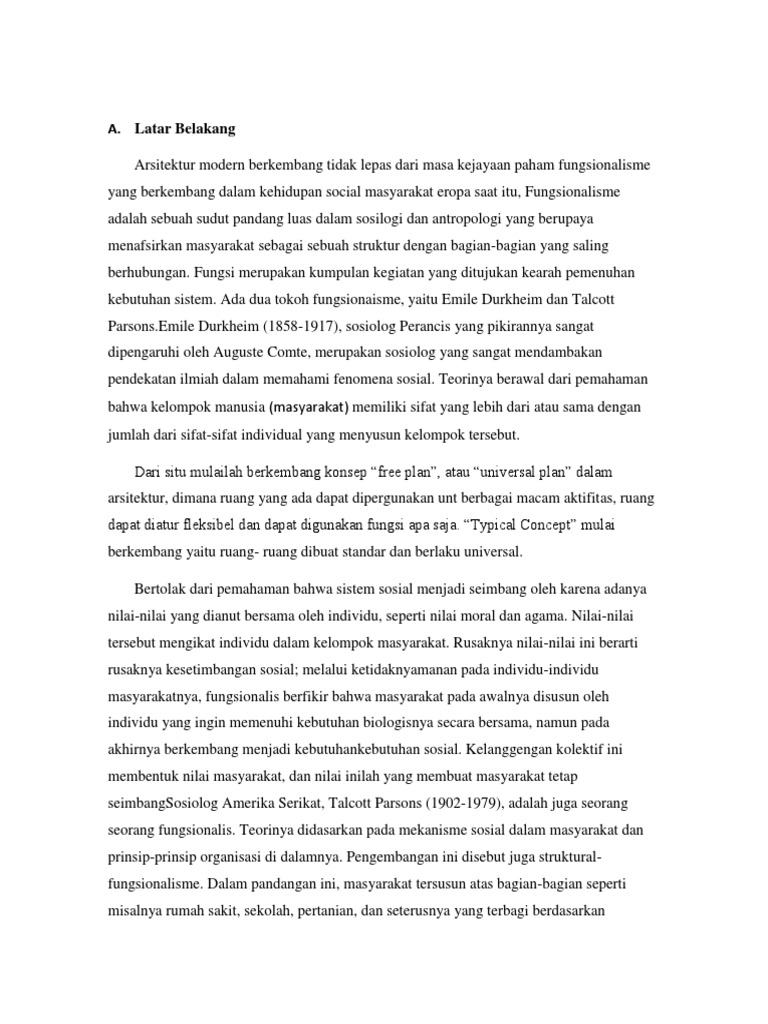Teori Functionalism | PDF | Ilmu Sosial | Sejarah