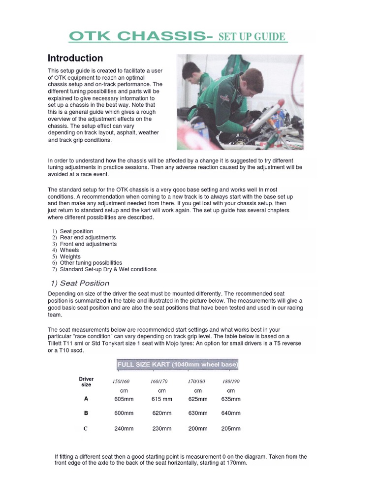 OTK Setup Guide | PDF | Tire | Axle
