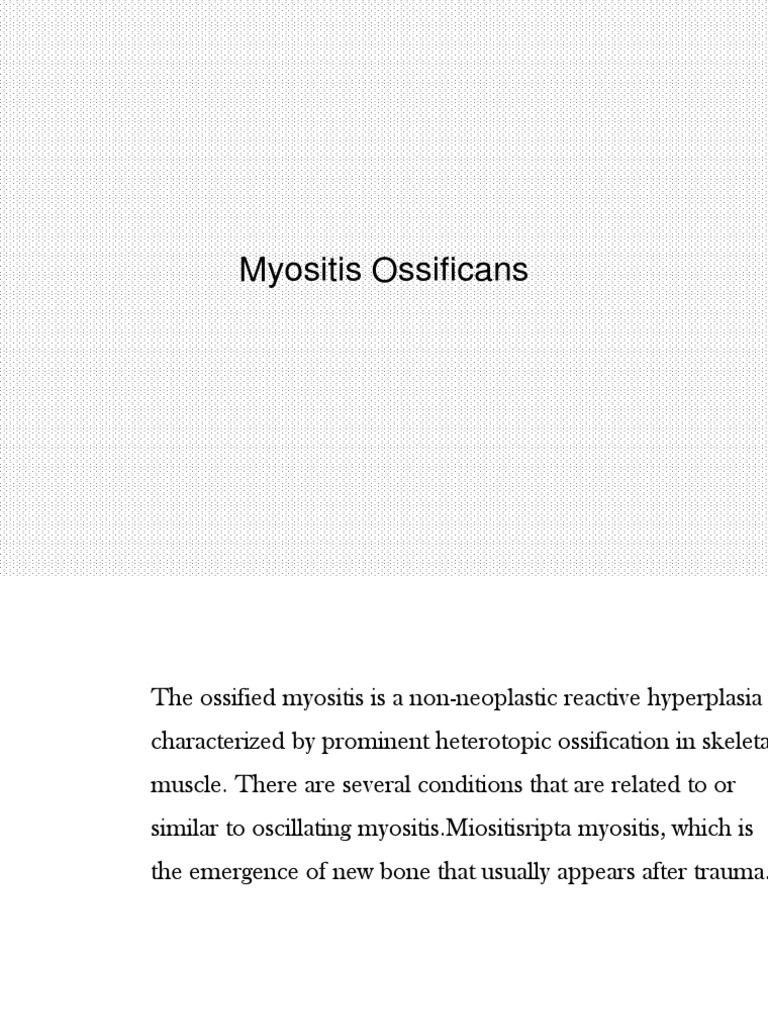 Miositis | PDF | Bone | Cellular Differentiation