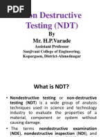 CH 7. Non Destructive Testing | PDF | Nondestructive Testing | X Ray