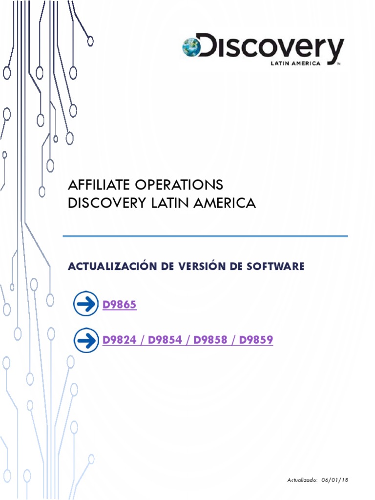 Actualización Software Discovery PDF | PDF | Software | Aplicación movil