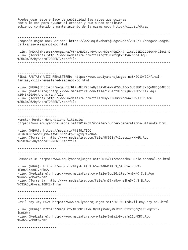 GANES | PDF | Resident Evil | Capcom