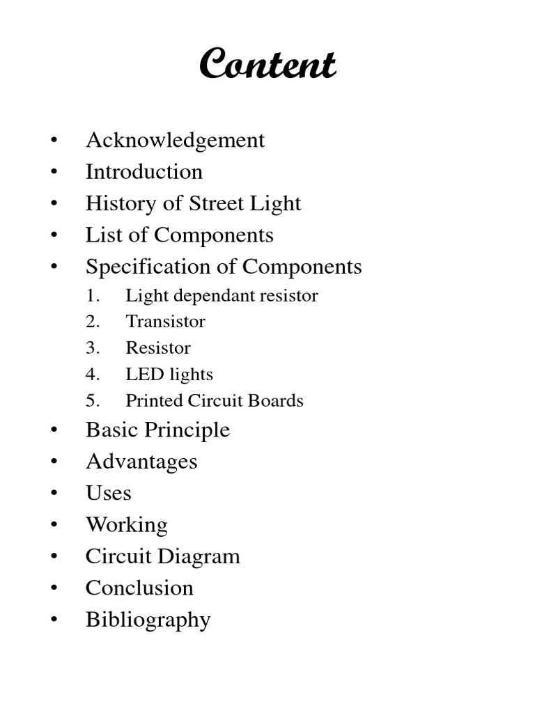 Demo Project On LDR Based Street Light | PDF | Printed Circuit Board ...